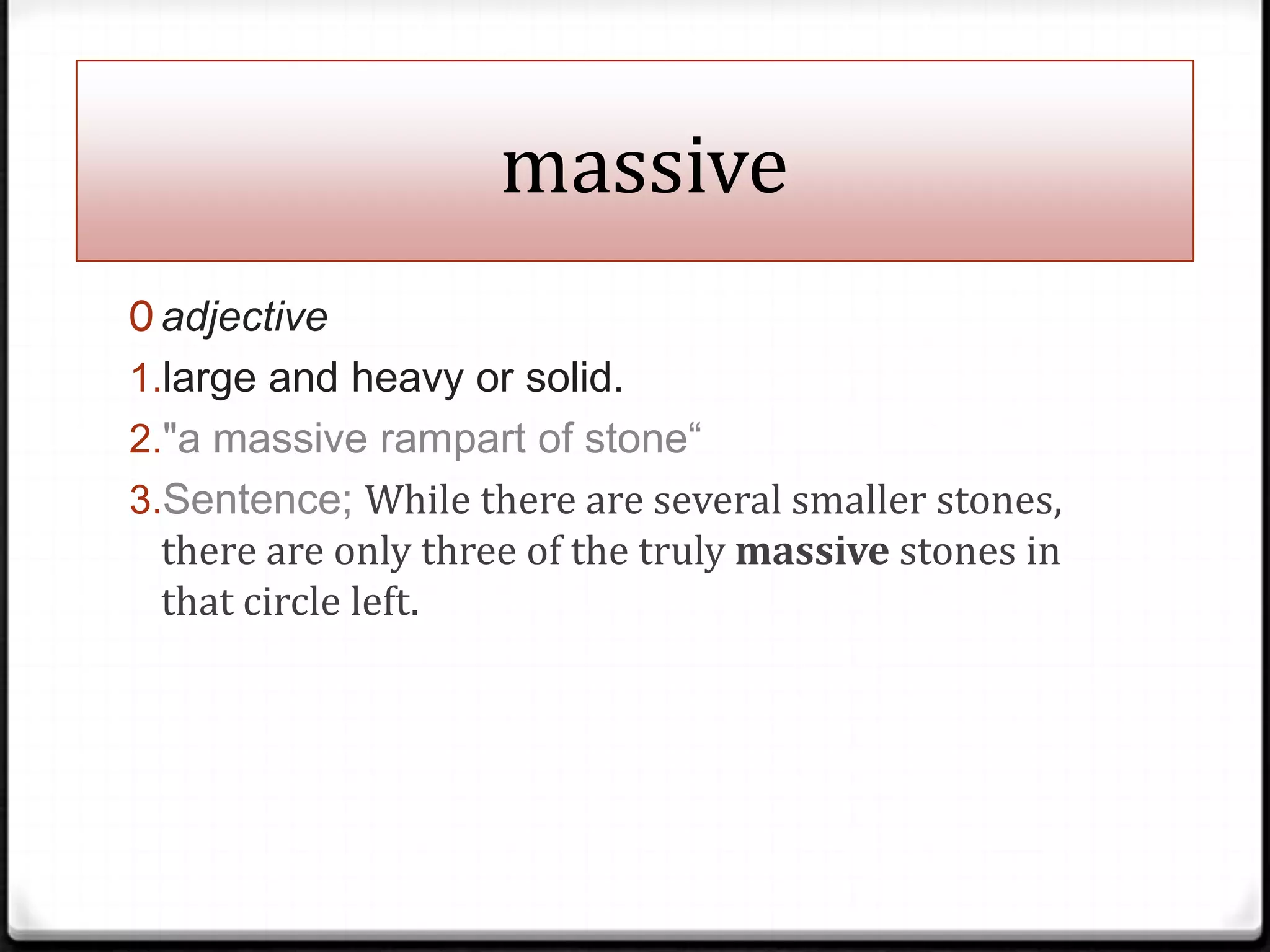 Colossal synonyms | PPTX