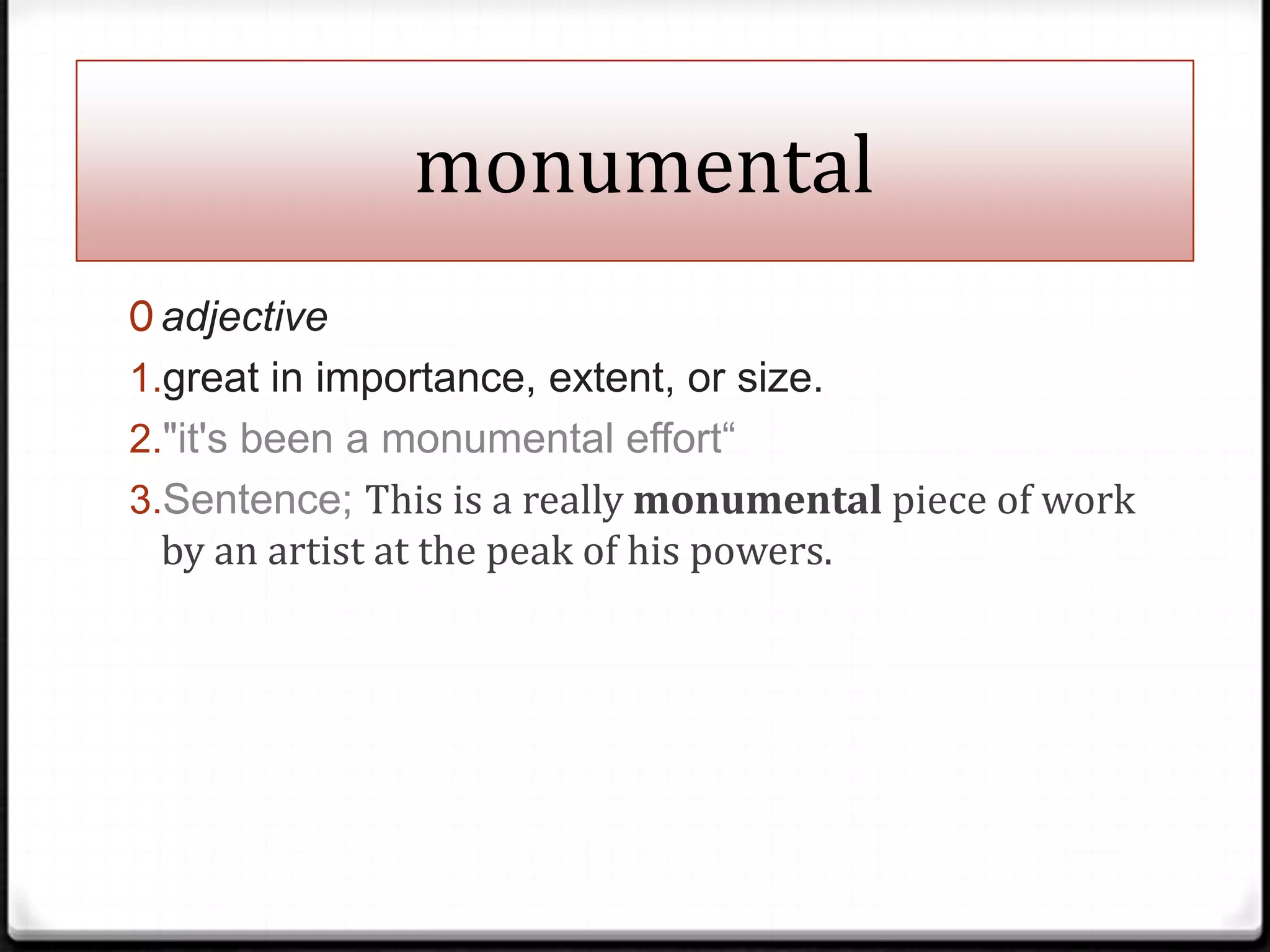 Colossal synonyms | PPTX