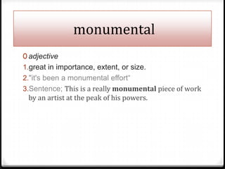 Colossal synonyms | PPT