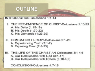 Colossians | PPTX