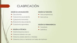 TECNICA QUIRUGICA INSTRUMENTADA DE COLOSTOMIA | PPTX