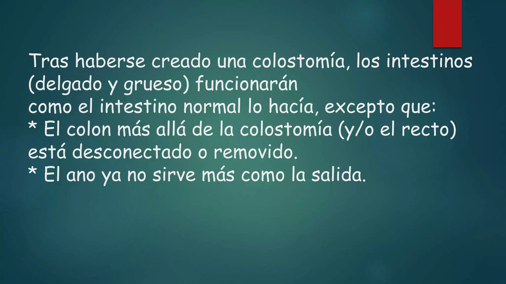 Colostomía presentacion | PPTX