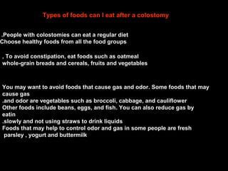 Colostomy | PPT | Digestive Disorders | Diseases and Conditions