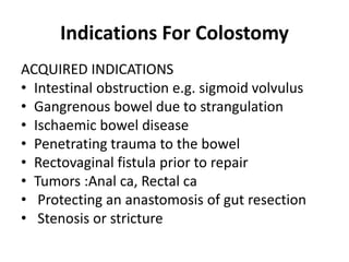 Colostomy | PPTX