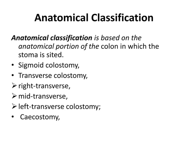 Colostomy | PPTX | Digestive Disorders | Diseases and Conditions