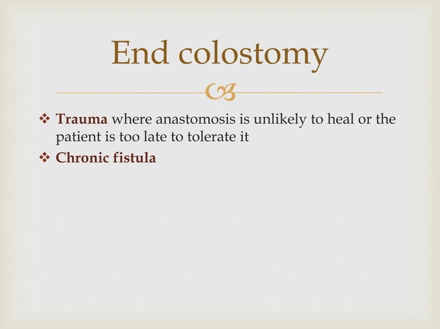 Colostomy 2 Ppt