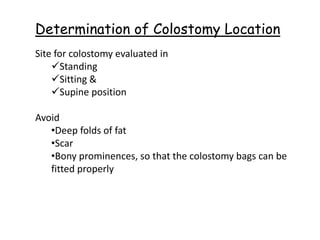 Colostomy -Large intestine | PPTX
