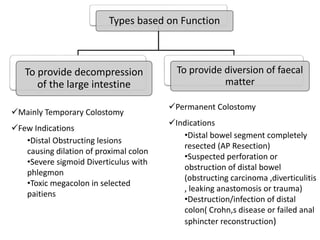 Colostomy -Large intestine | PPTX
