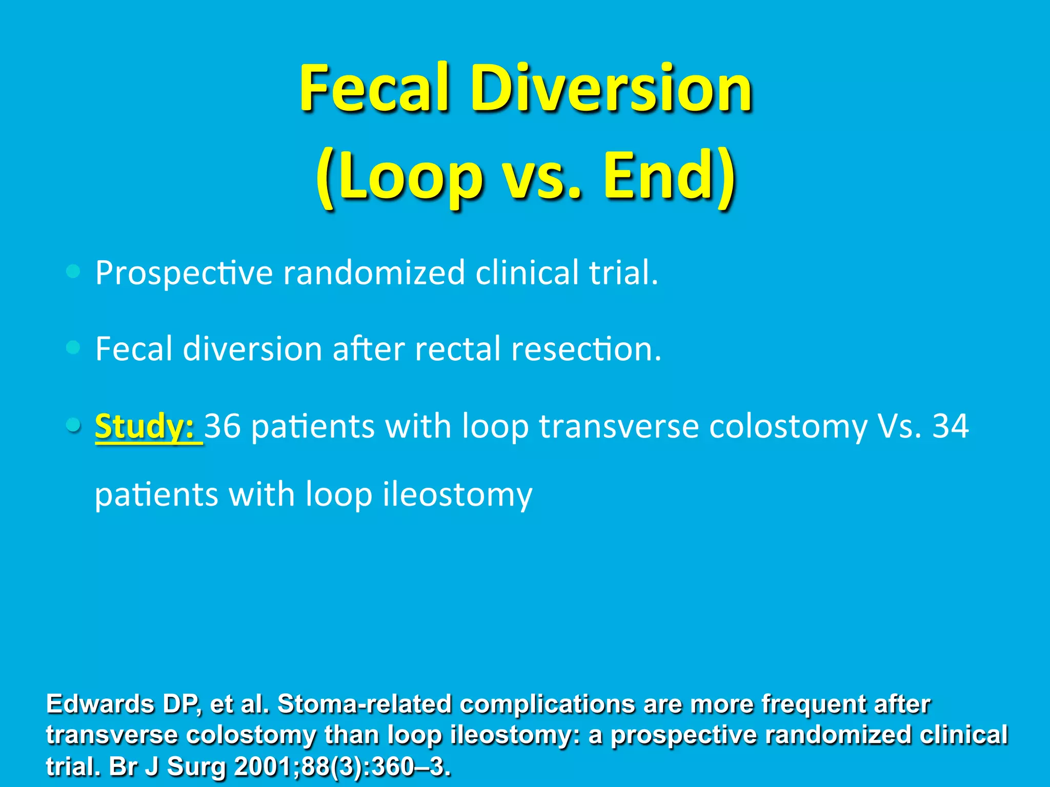 Colostomy complications | PDF