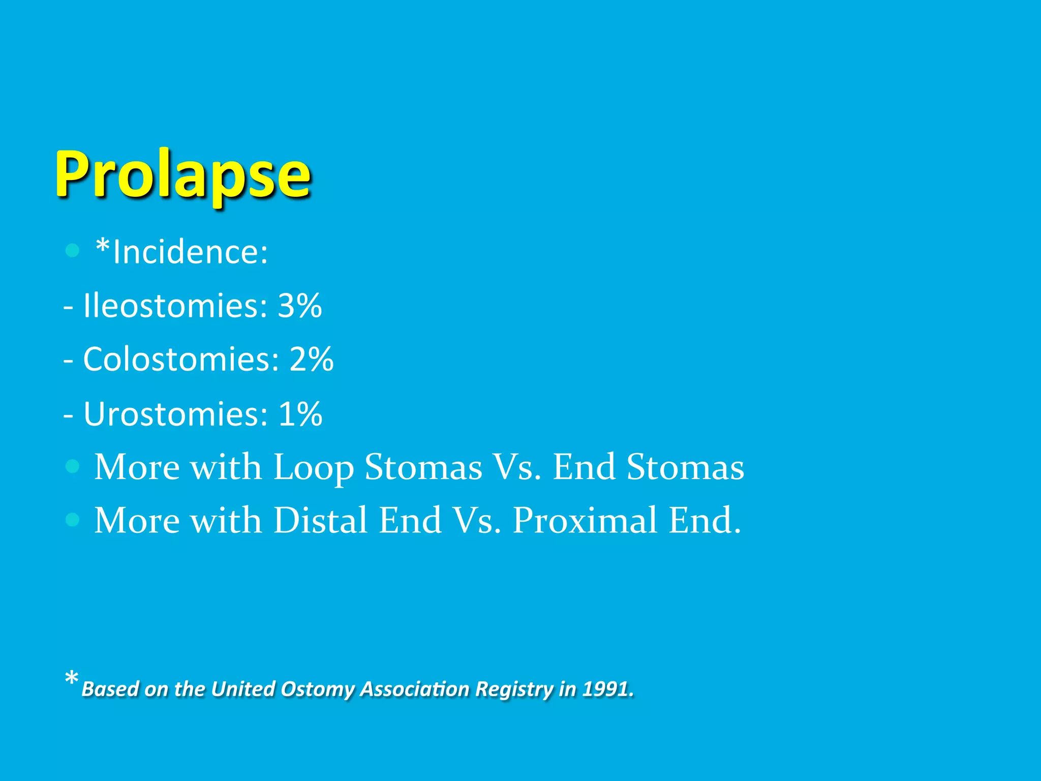 Colostomy complications | PDF