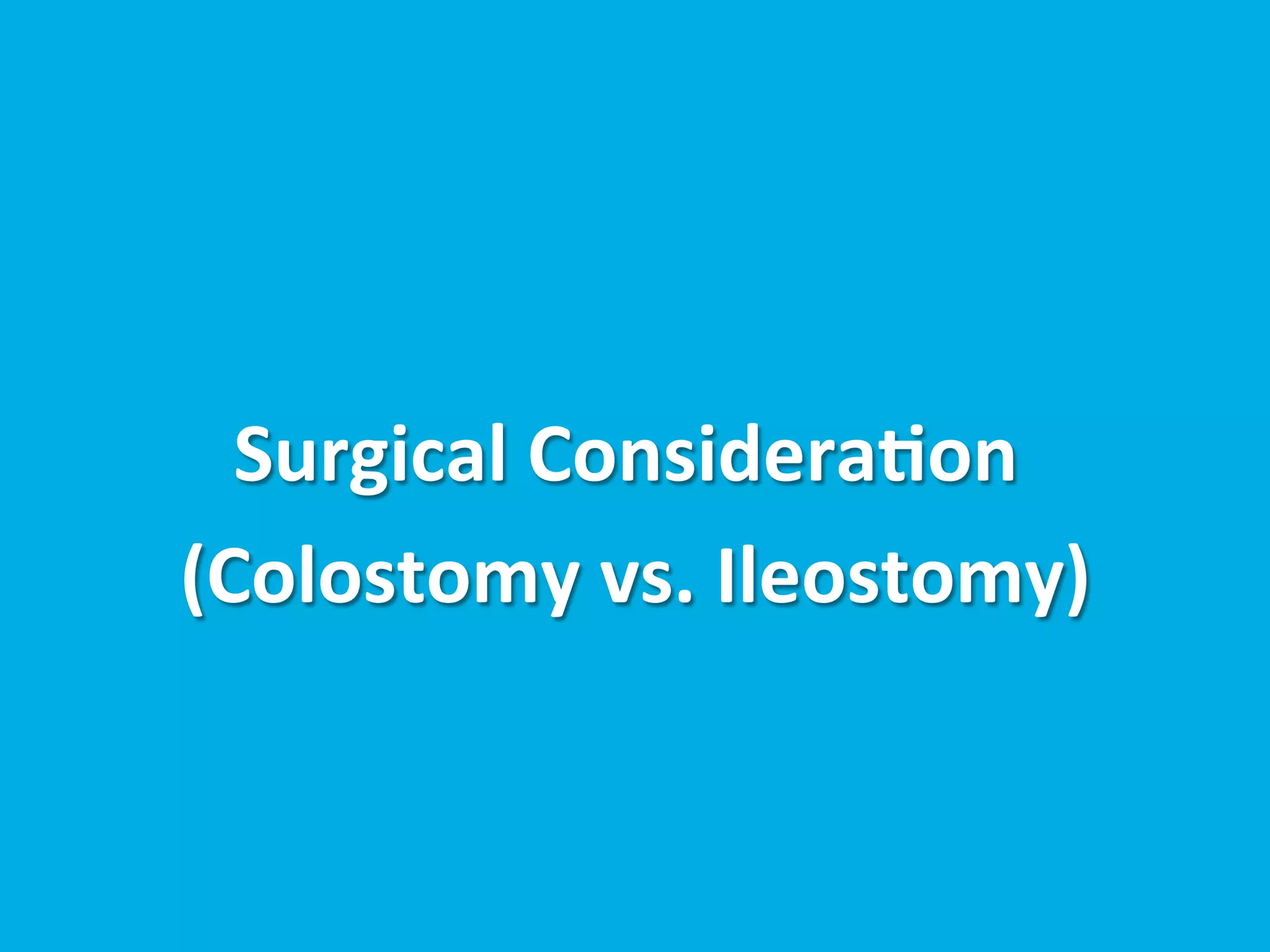 Colostomy complications | PDF