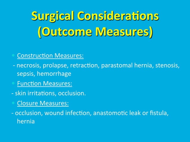 Colostomy complications | PDF