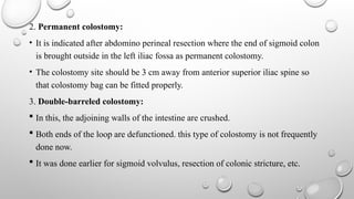 COLOSTOMY.pptx for undergradutes mbbs students | PPT