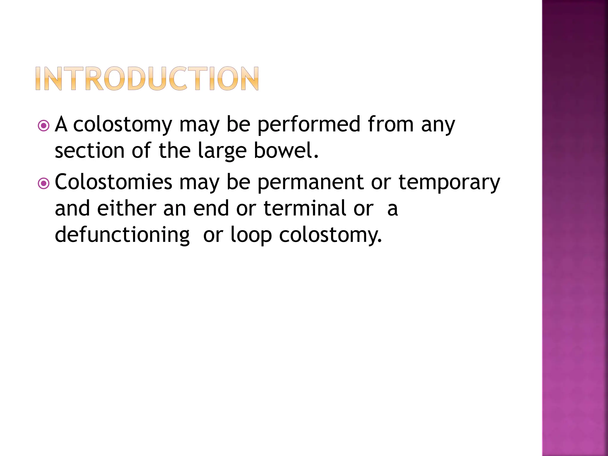 Colostomy power point is very important for students | PPT | Digestive ...