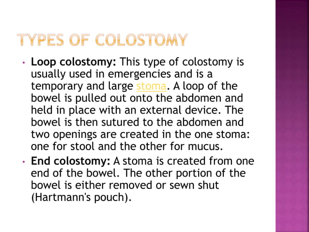 Colostomy power point is very important for students | PPT | Digestive ...