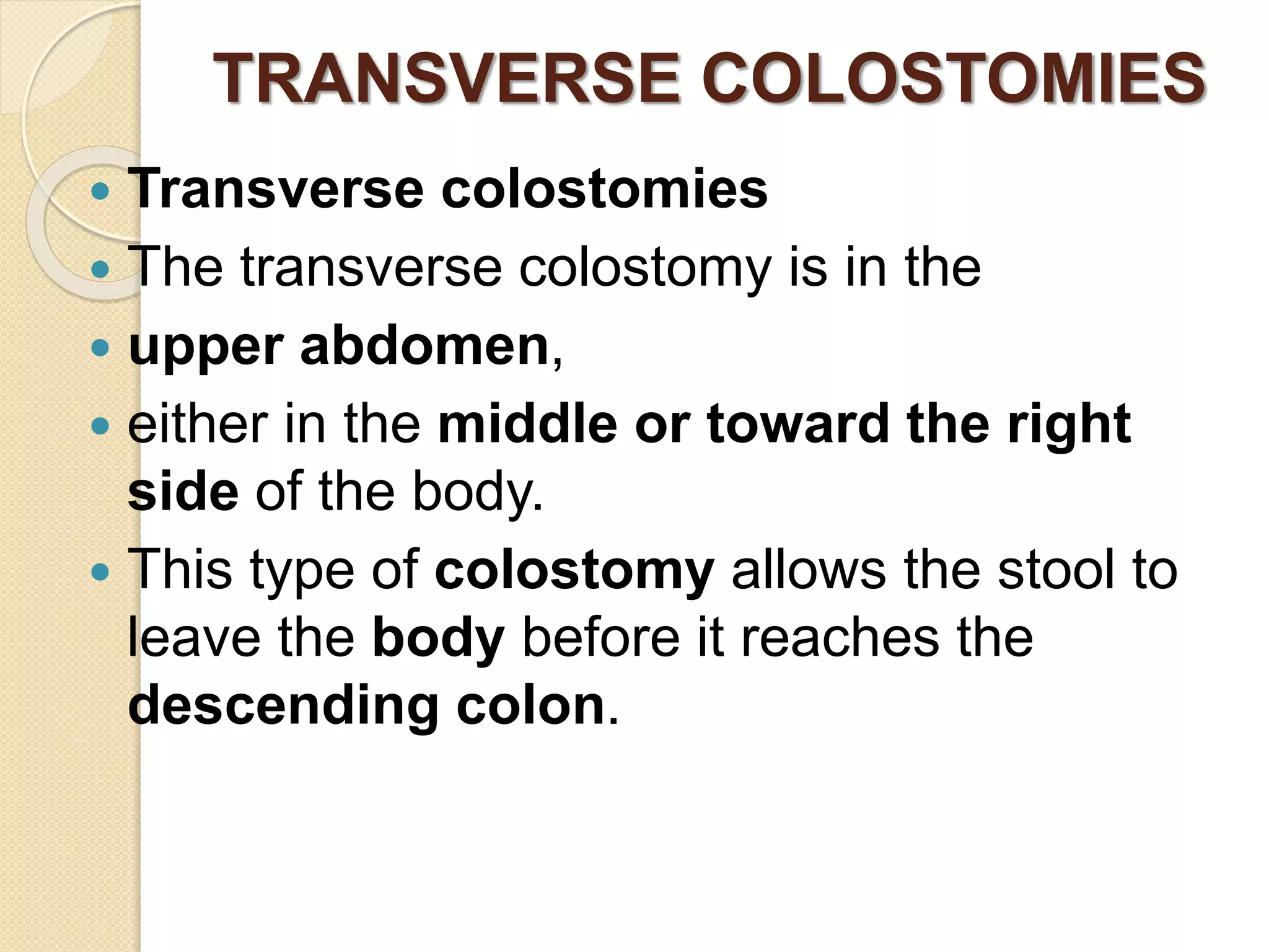 Colostomy care | PPTX
