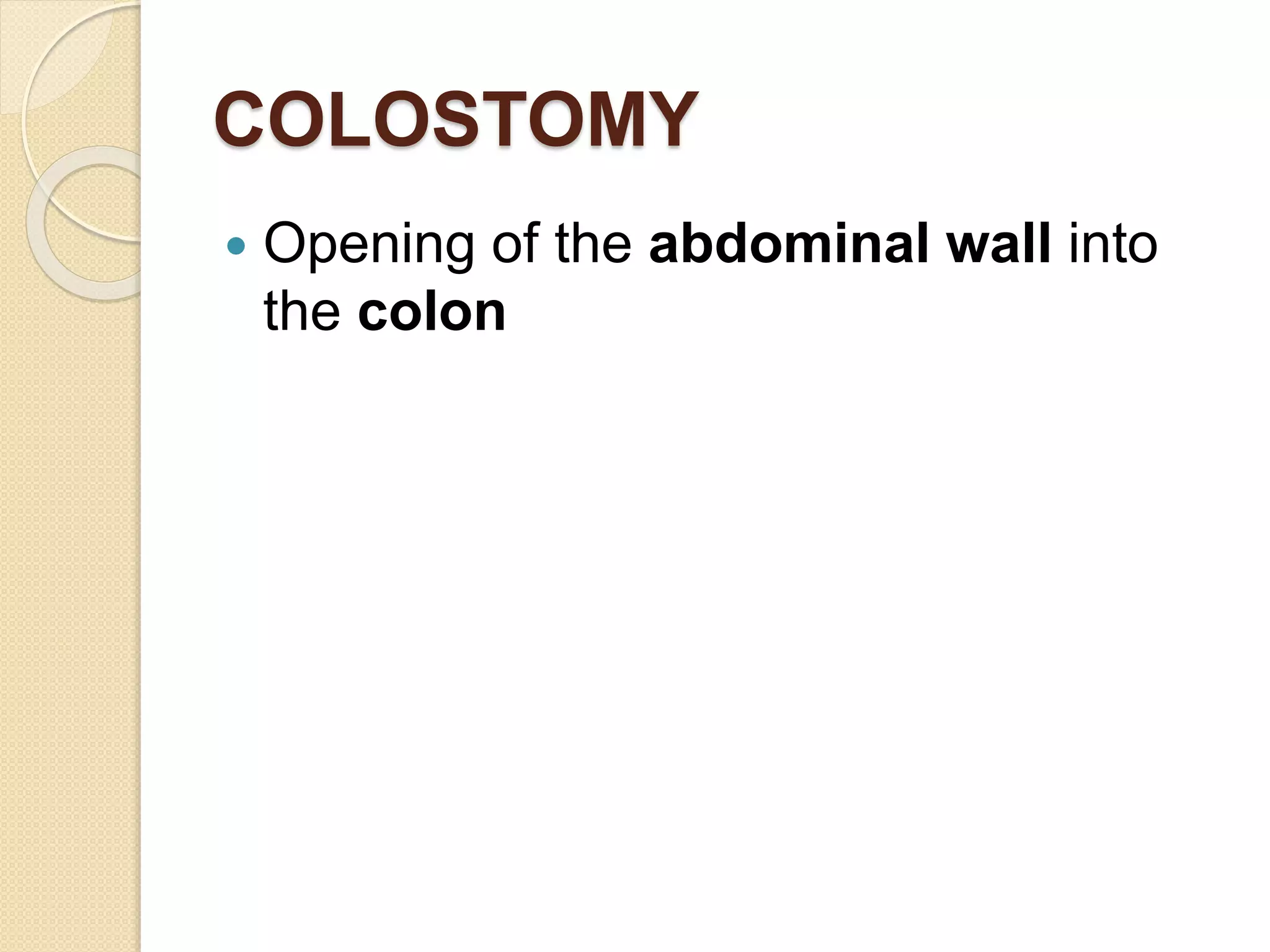 Colostomy care | PPTX