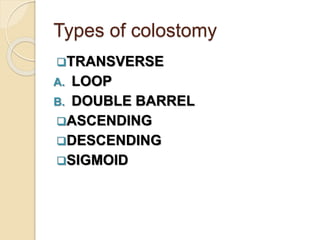 Colostomy care | PPTX
