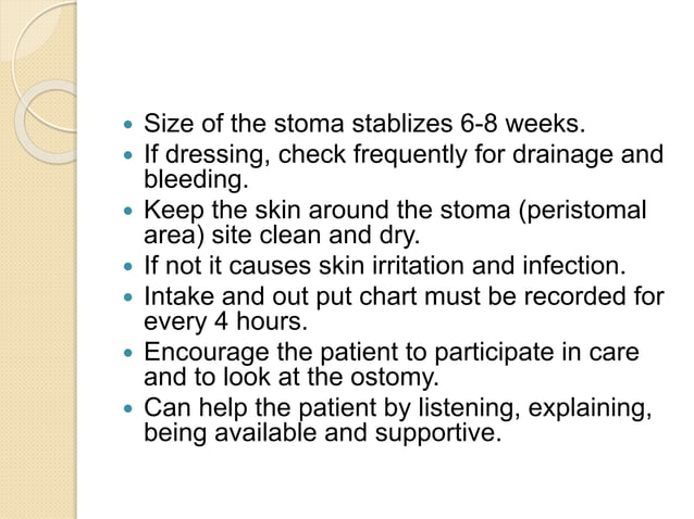 Colostomy care | PPTX