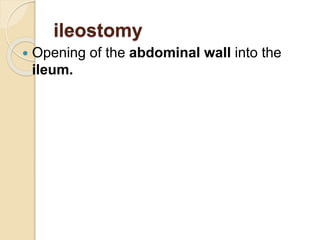 Colostomy care | PPTX