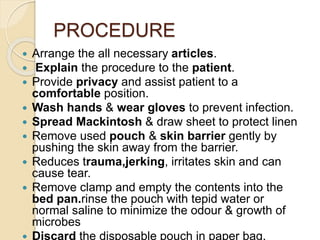 Colostomy Procedure Steps