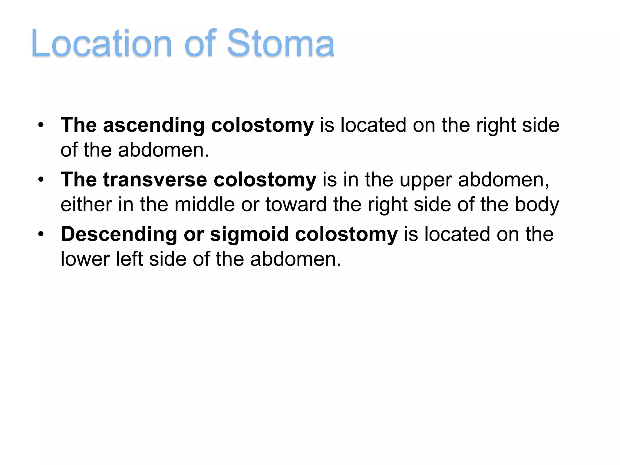 Colostomy care | PPTX