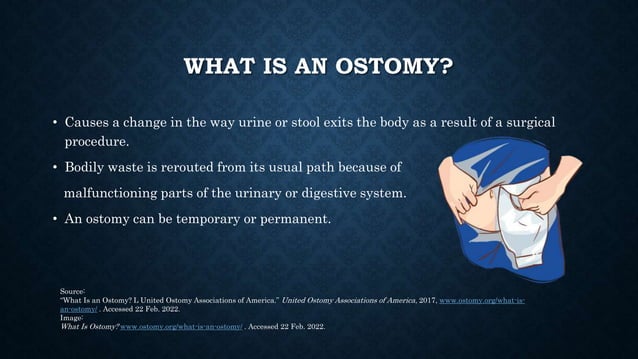 COLOSTOMY CARE | PPTX | Digestive Disorders | Diseases and Conditions