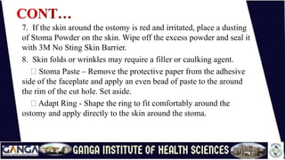 COLOSTOMY CARE.pptx for nursing students | PPTX