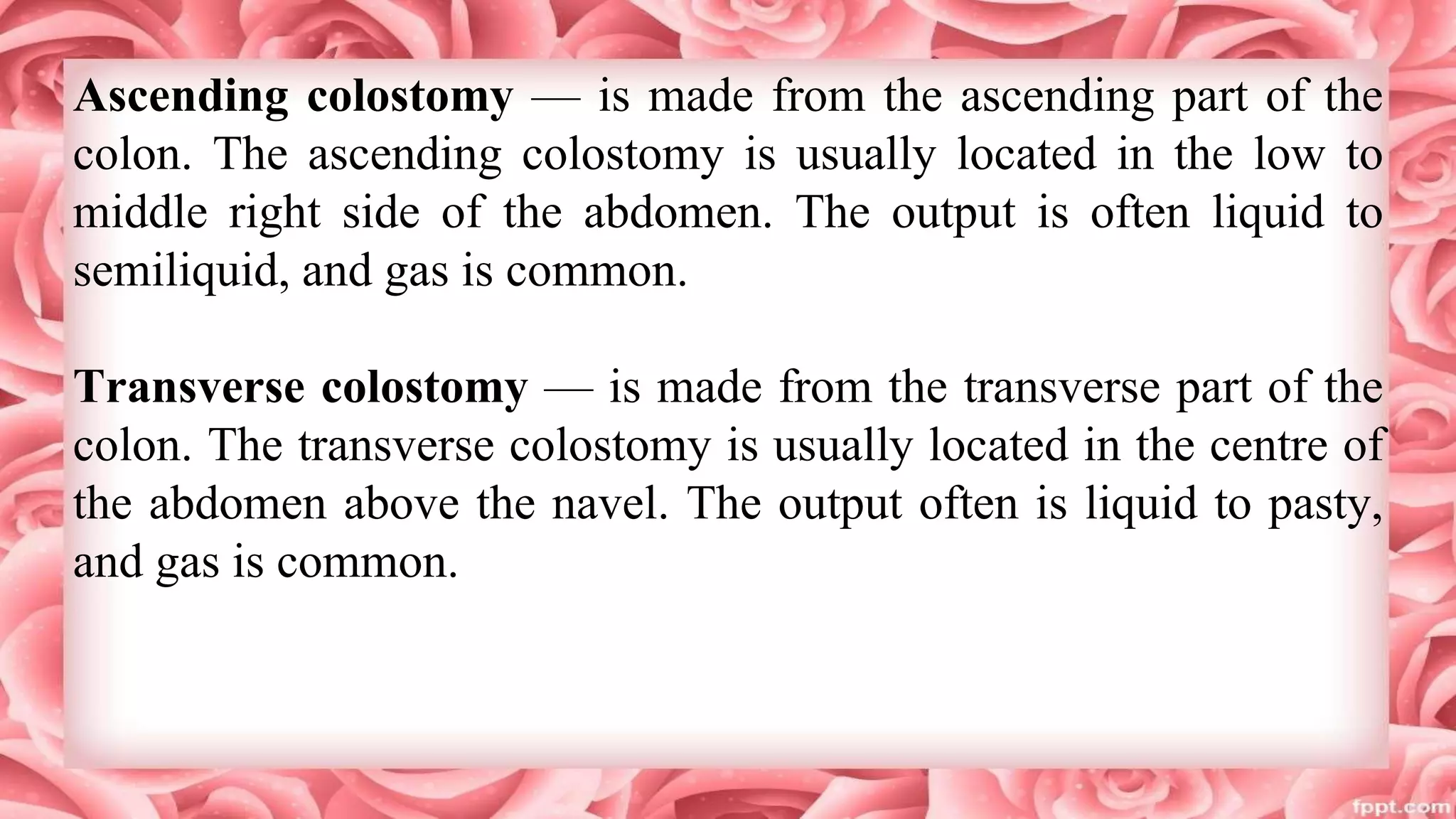 Colostomy care : Nursing management | PDF