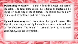 Colostomy care : Nursing management | PDF