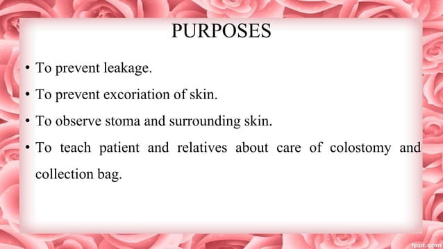 Colostomy care : Nursing management | PDF