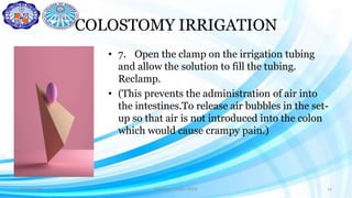 Colostomy irrigation | PPTX
