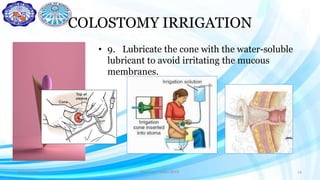 Colostomy irrigation | PPT