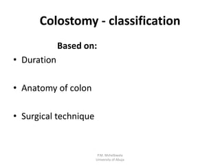 A slide on Colostomy care and management | PPT