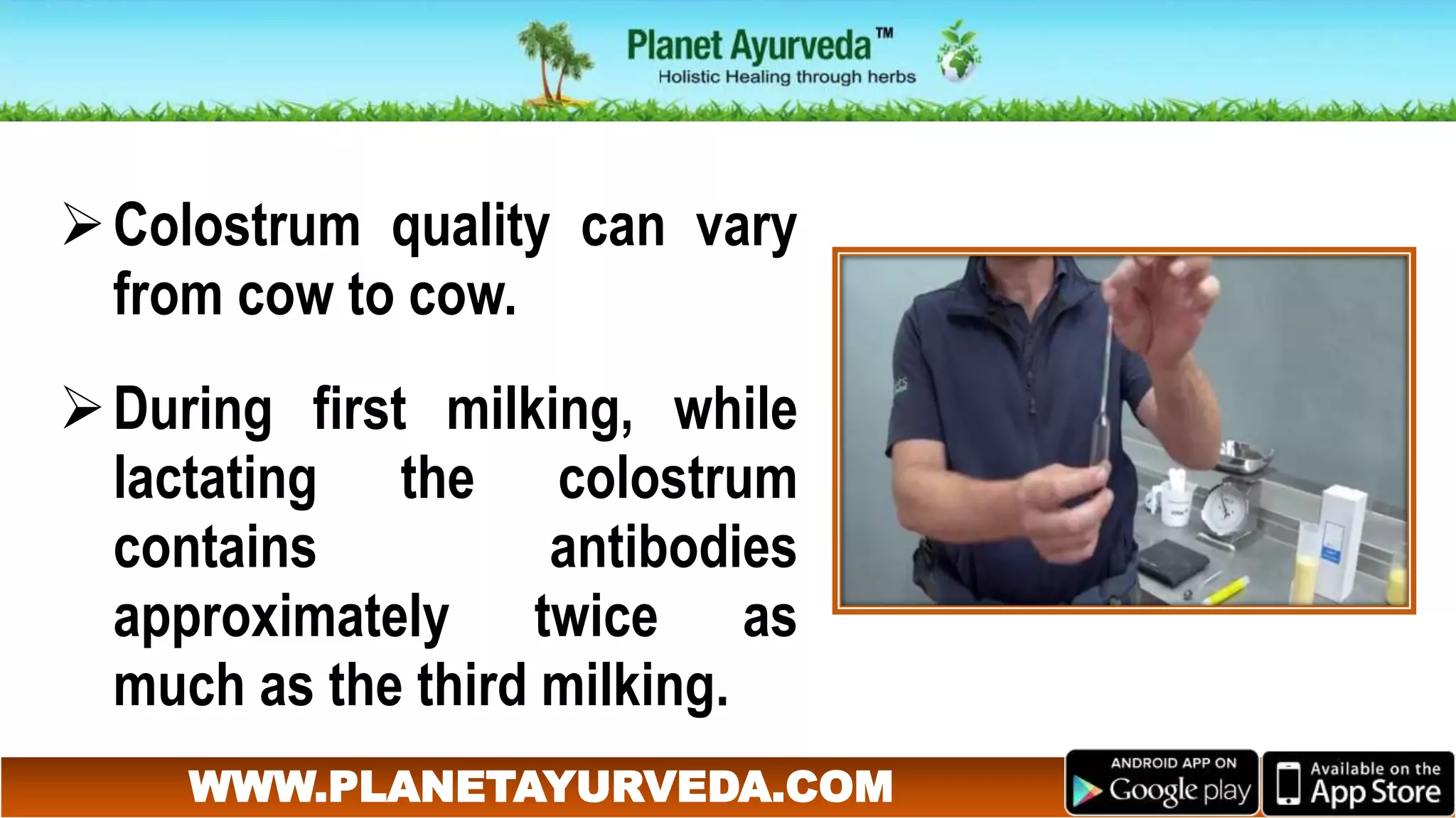 Colostrum - Types, Cow Colostrum, Health Benefits & Facts | PPTX