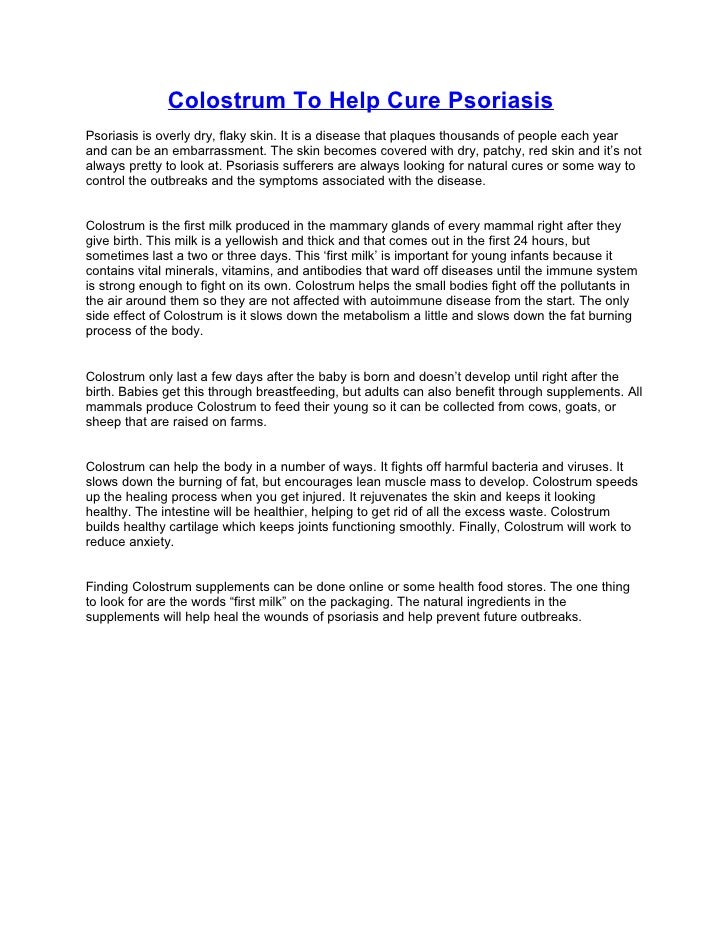 Colostrum Benefits For Skin - Brain Mind Article