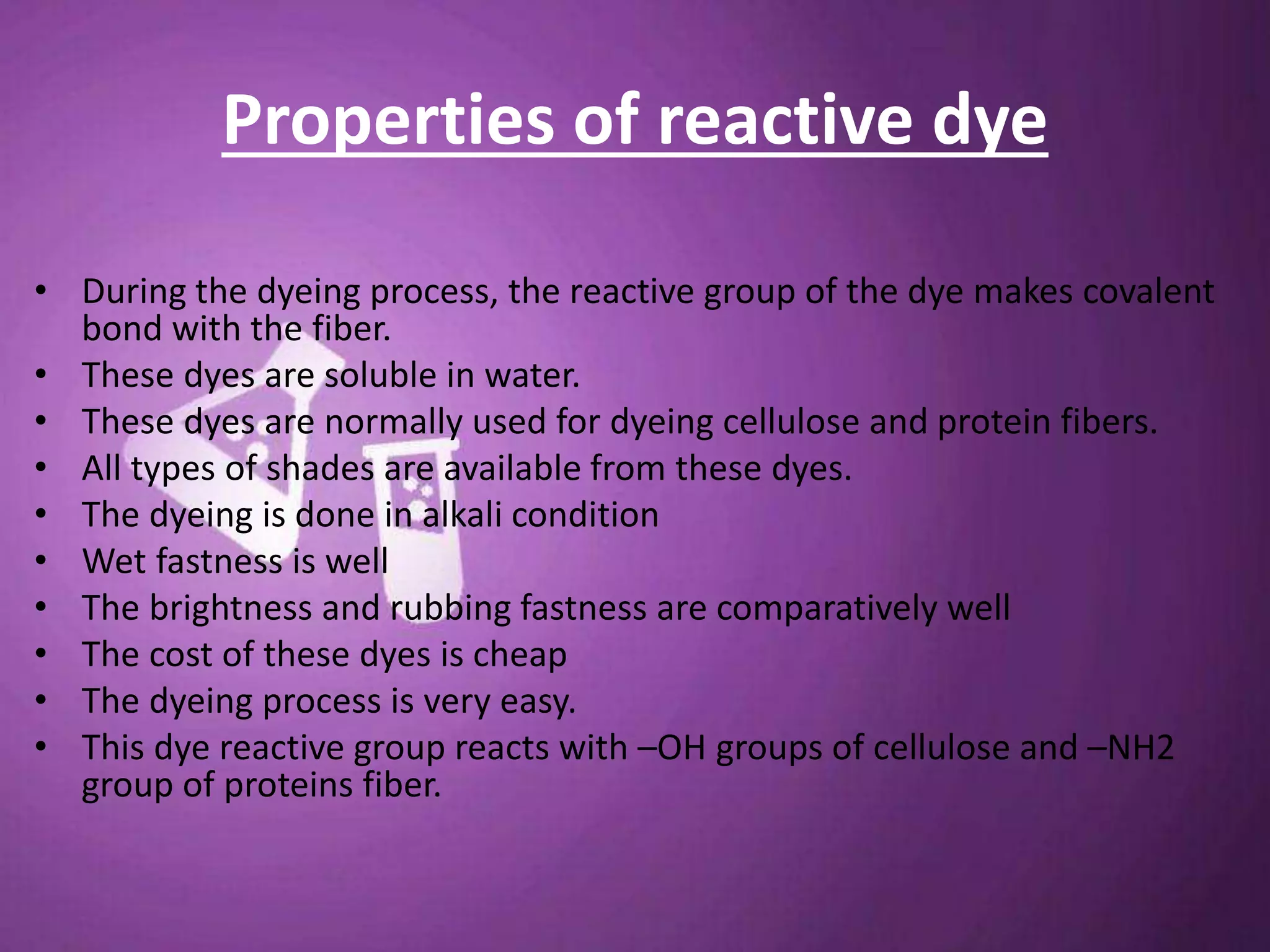 Reactive Dyes | PPTX