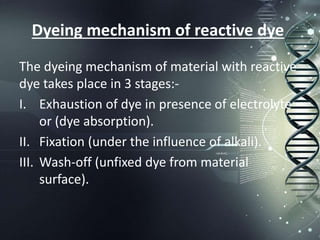 Reactive Dyes | PPTX