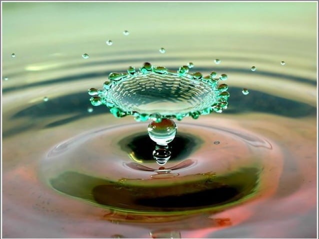 Colour Collision Amazing Water Drops | PPT