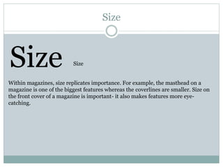 Colour and font | PPTX