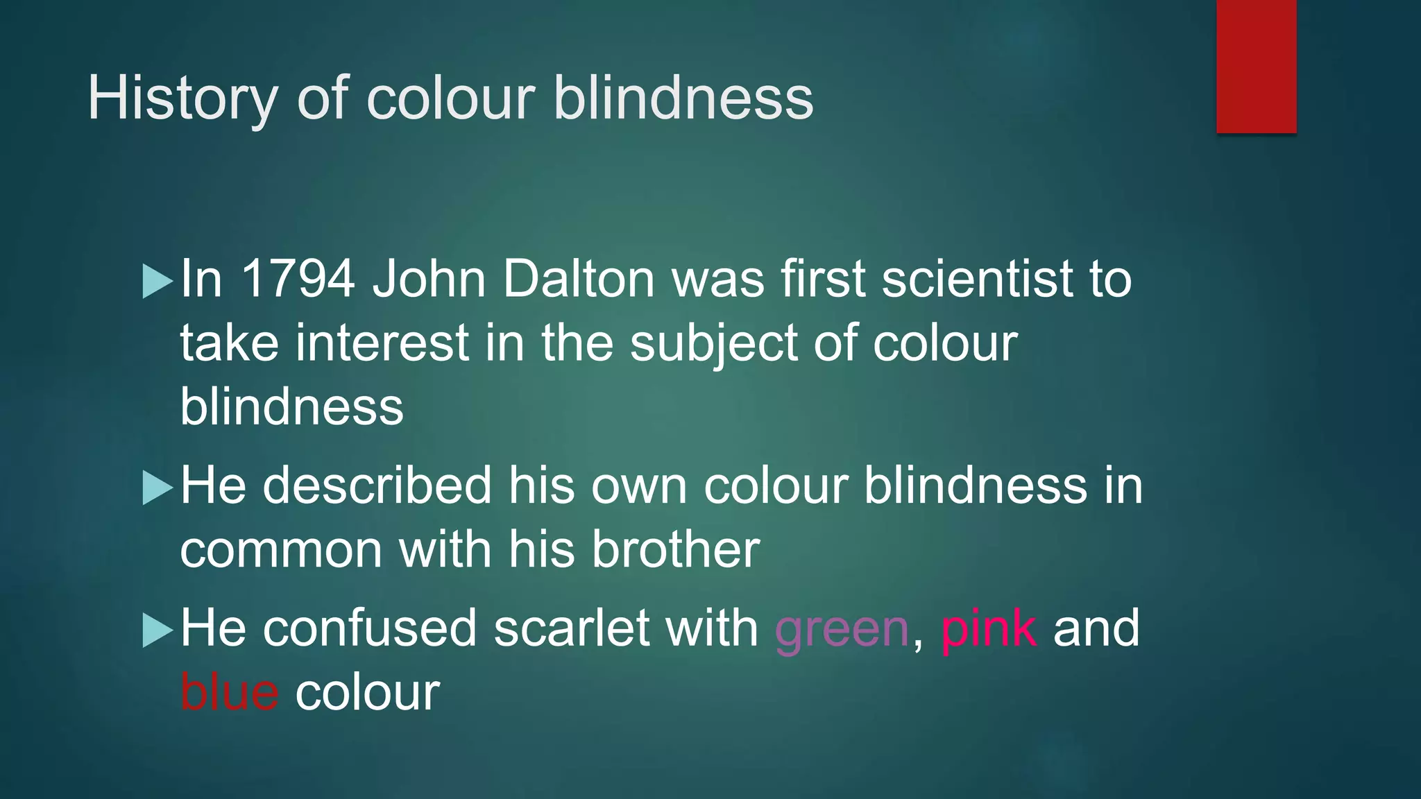 Colour blindness | PPTX