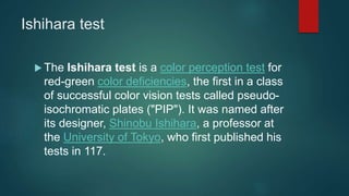 Colour blindness | PPTX