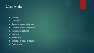 Colour blindness | PPTX