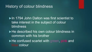 Colour blindness | PPTX
