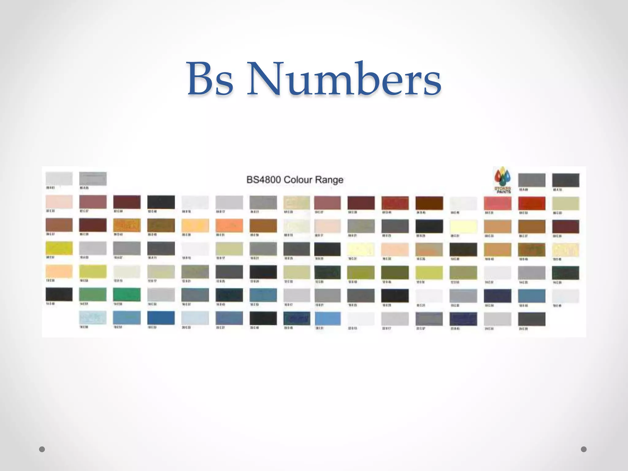 Colour, bs numbers & | PPT