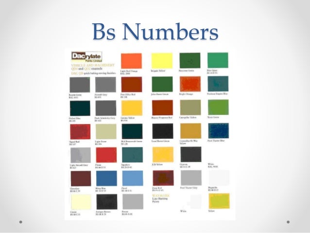 Colour, bs numbers