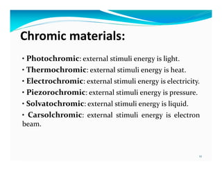 Colour changing textile chemistry, physics and its applications | PDF