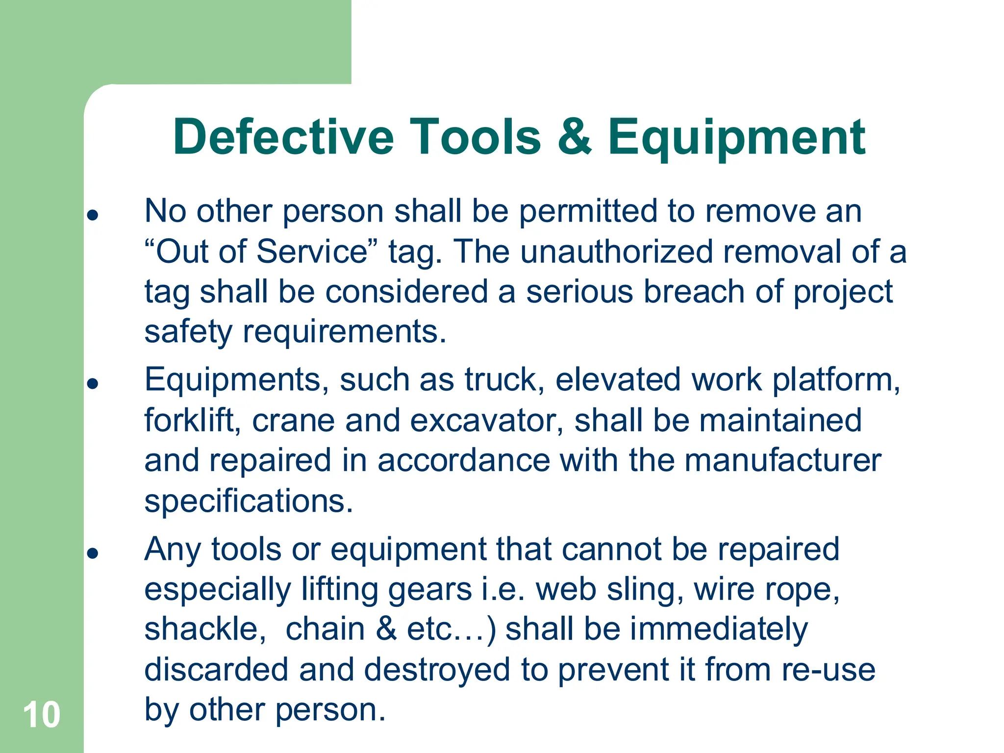 COLOUR CODING AND INSPECTION training presentation | PDF