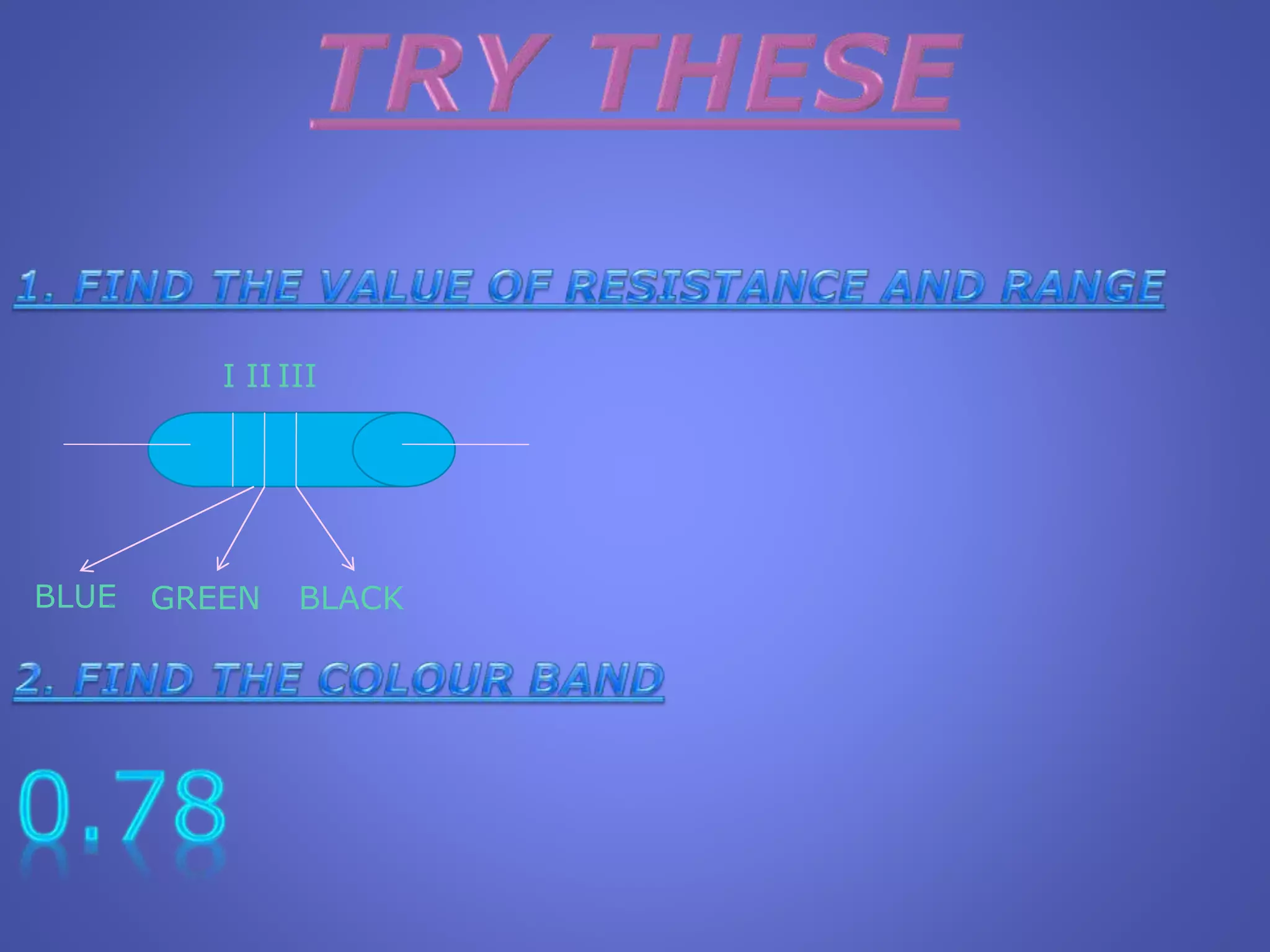 Colour coding of resistors and glass painting | PPTX