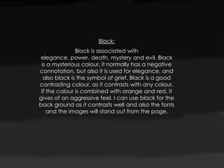 Colour connotations | PPT